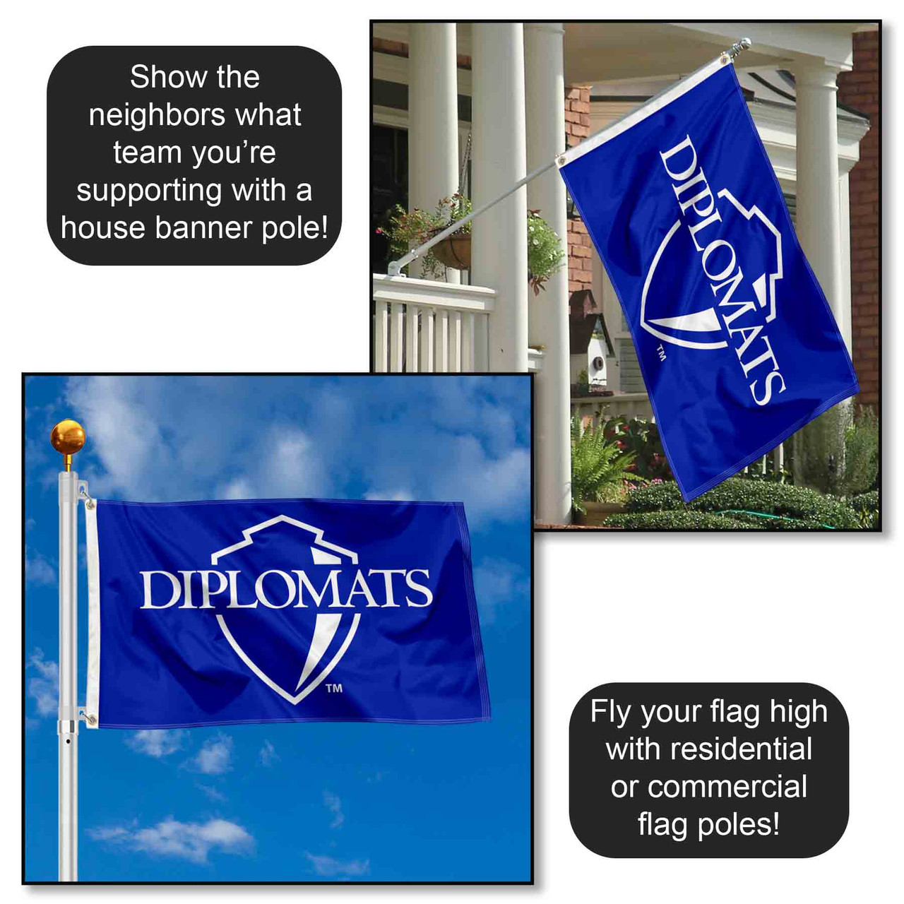 F&M Diplomats Flag - State Street Products