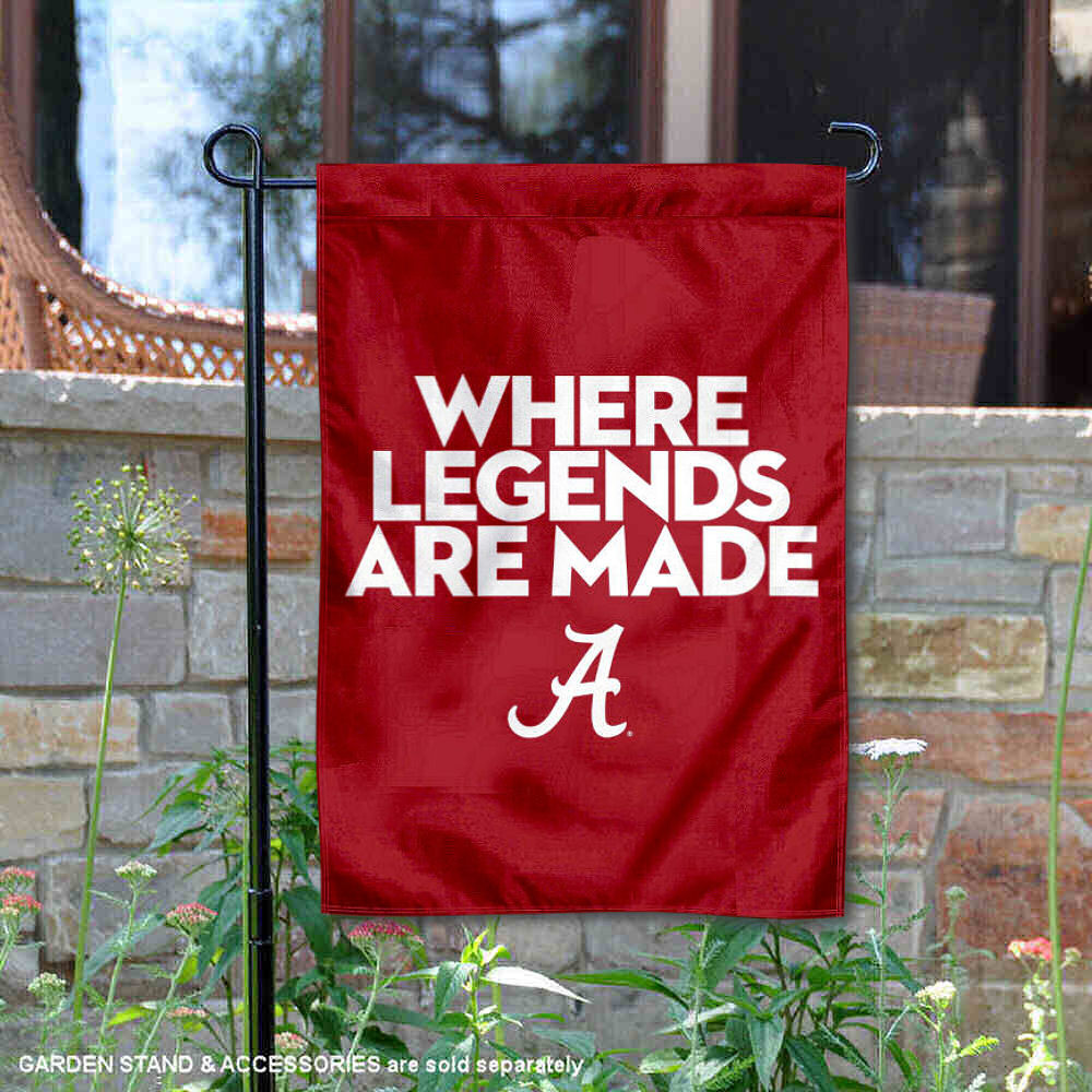 University of Alabama Where Legends are Made Garden Flag - State Street ...
