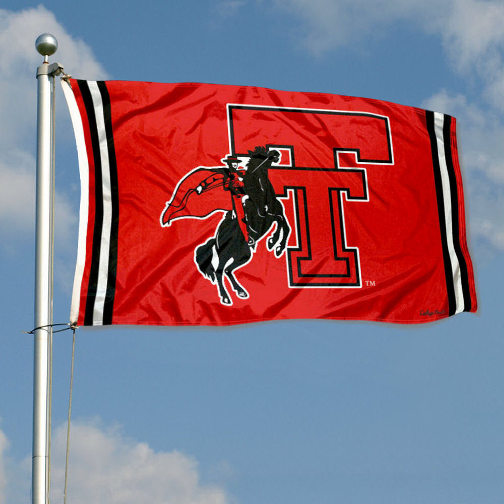 Texas Tech Red Raiders Throwback Vault Logo Flag - State Street Products