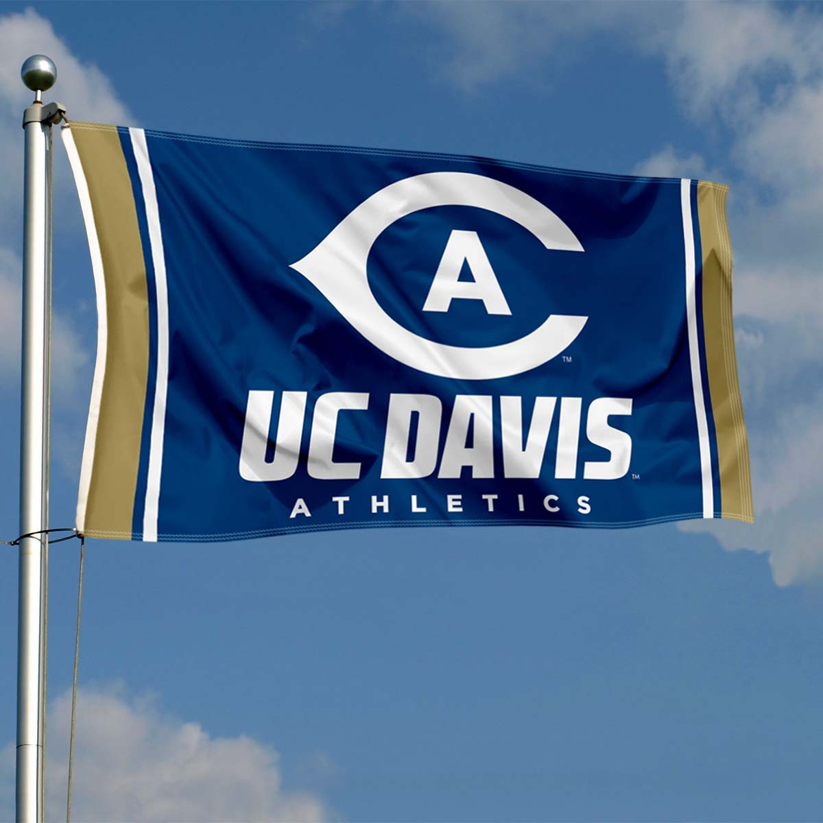 UC Davis Aggies Logo Flag - State Street Products