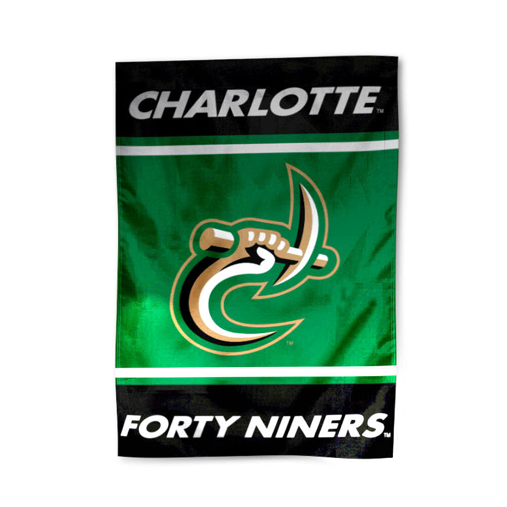 Charlotte 49ers Panel Garden Flag - State Street Products