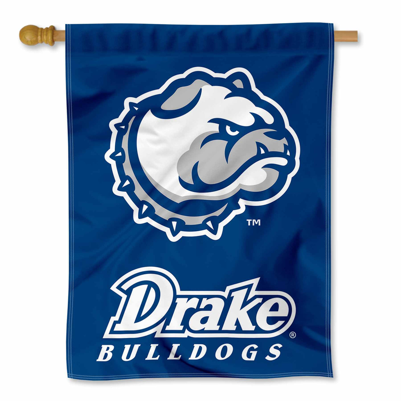 Drake University Bulldogs Logo House Flag - State Street Products