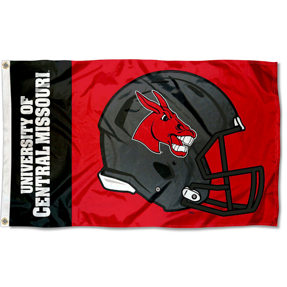 CMU Mules Football Helmet Flag - State Street Products