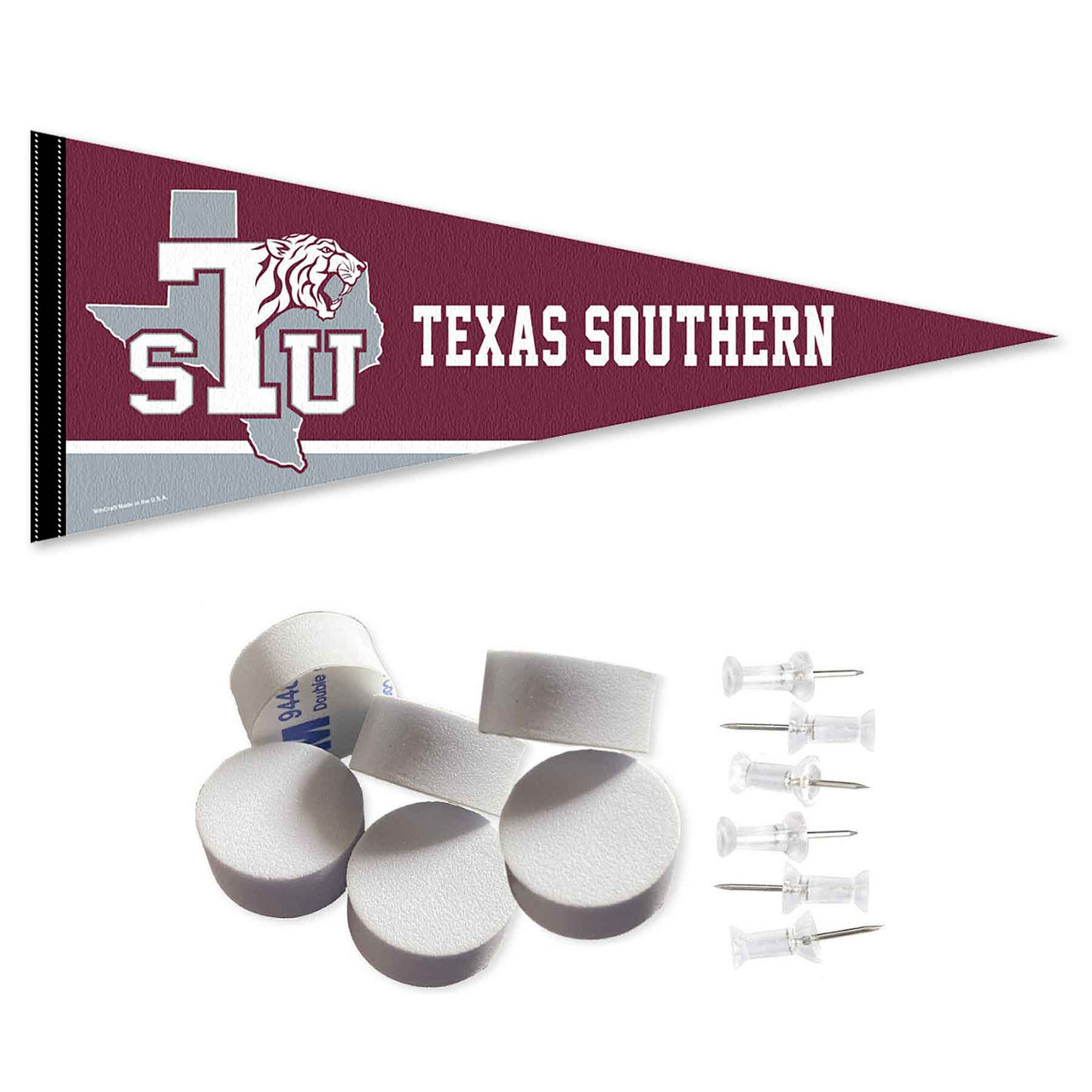 Texas Southern Tigers Banner Pennant with Tack Wall Pads - State Street ...