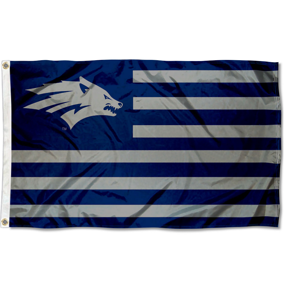 Nevada Wolfpack Stripes Flag - State Street Products