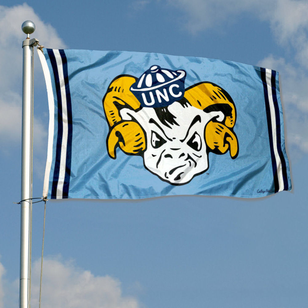 North Carolina Tar Heels Throwback Vault Logo Flag - State Street Products