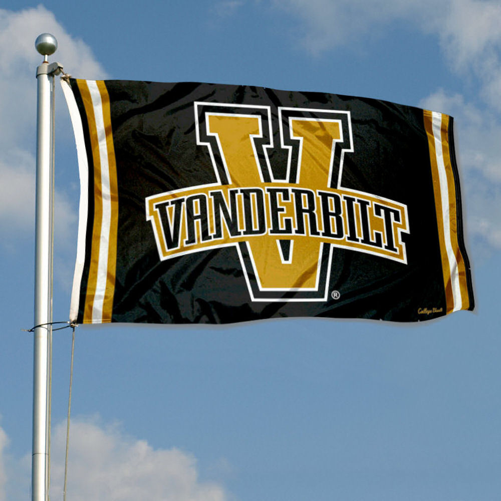 Vanderbilt Commodores Throwback Vault Logo Flag - State Street Products