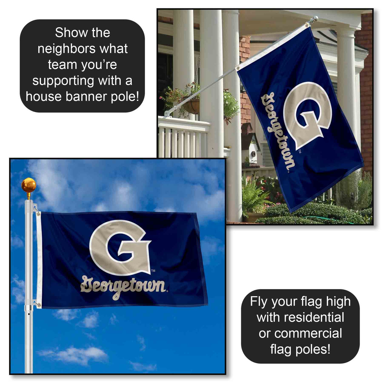Georgetown Hoyas Flag - State Street Products