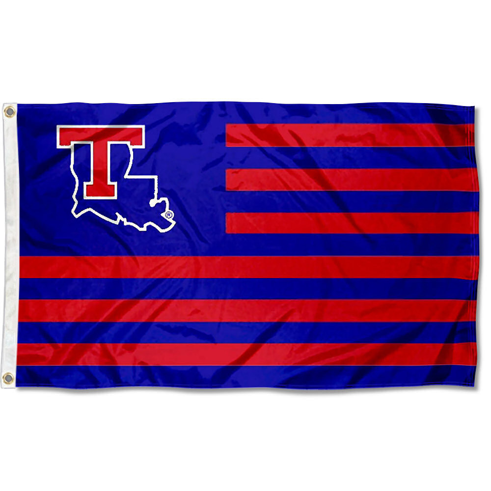 La Tech Bulldogs Stripes Flag - State Street Products