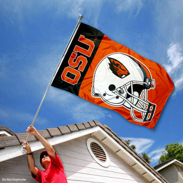 Oregon State Beavers Helmet Flag - State Street Products
