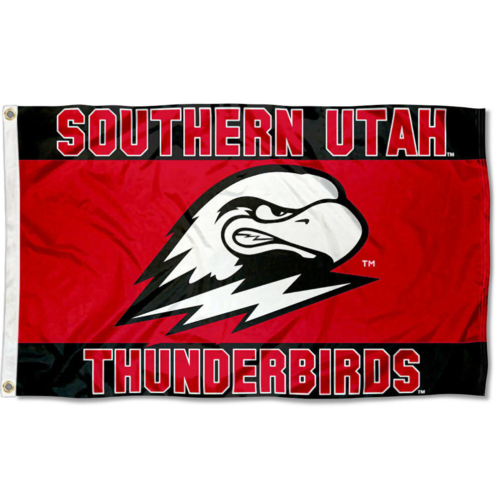 Southern Utah Thunderbirds Scarlet Red Flag - State Street Products