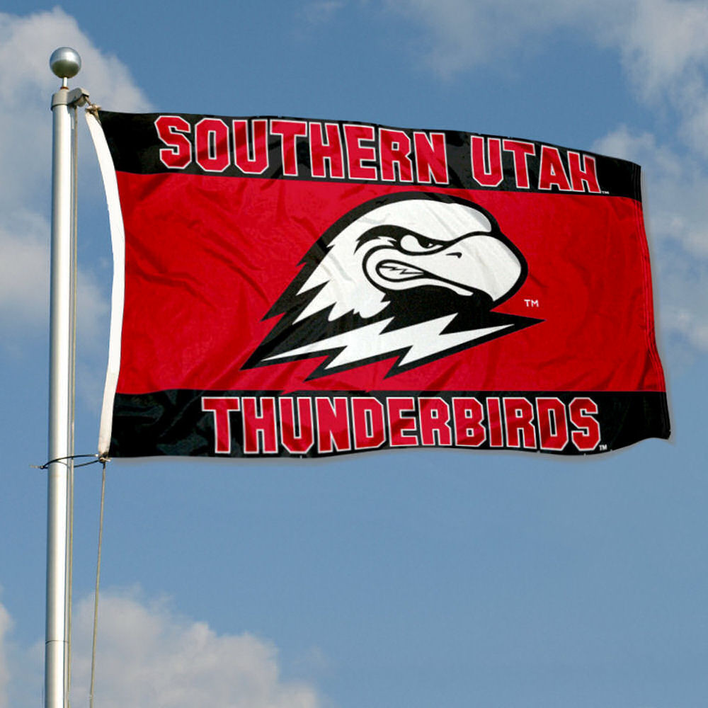 Southern Utah Thunderbirds Scarlet Red Flag - State Street Products