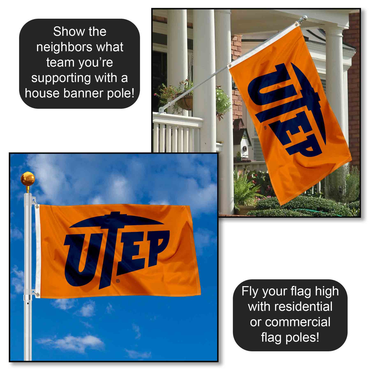 UTEP Orange Flag - State Street Products