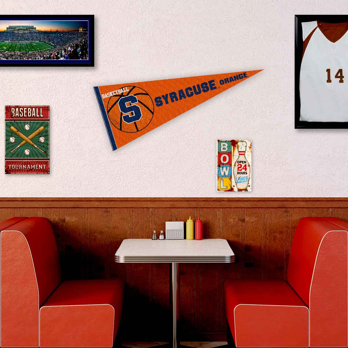 Syracuse Orange Basketball Pennant - State Street Products