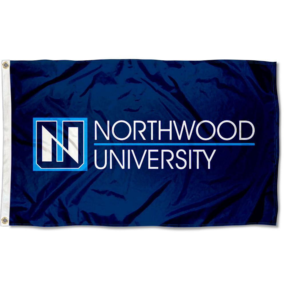Northwood Timberwolves Wordmark Logo Flag - State Street Products