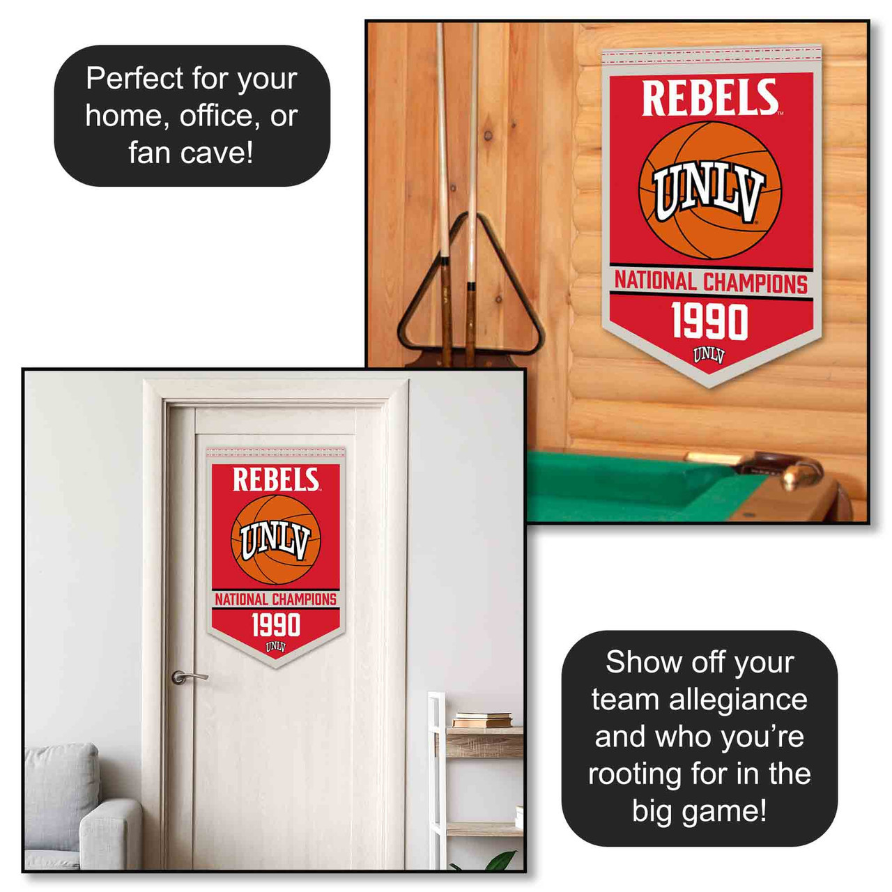 UNLV Basketball National Champions Banner - State Street Products