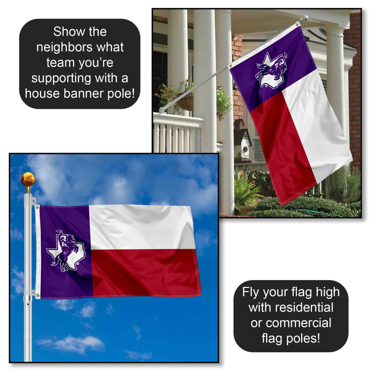 Tarleton State Texans State Flag - State Street Products