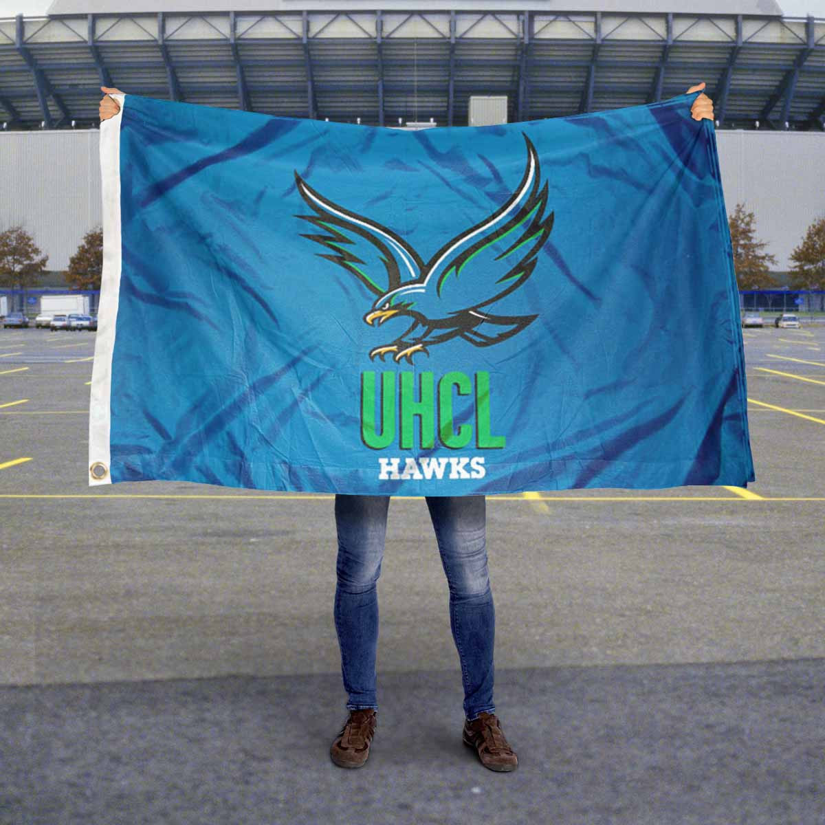 Houston Clear Lake Hawks Flag - State Street Products