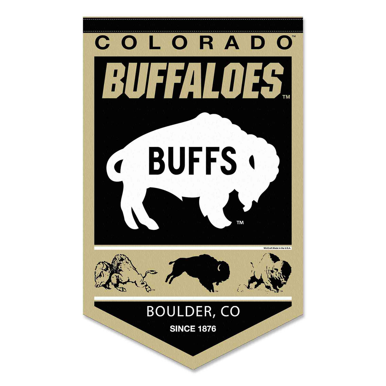 Colorado Buffaloes Heritage Logo History Banner - State Street Products