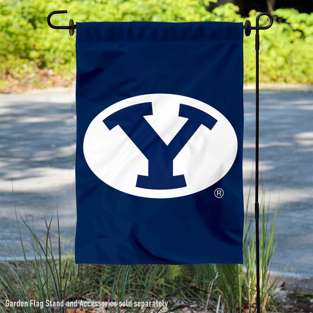 BYU Oval Logo Garden Flag - State Street Products