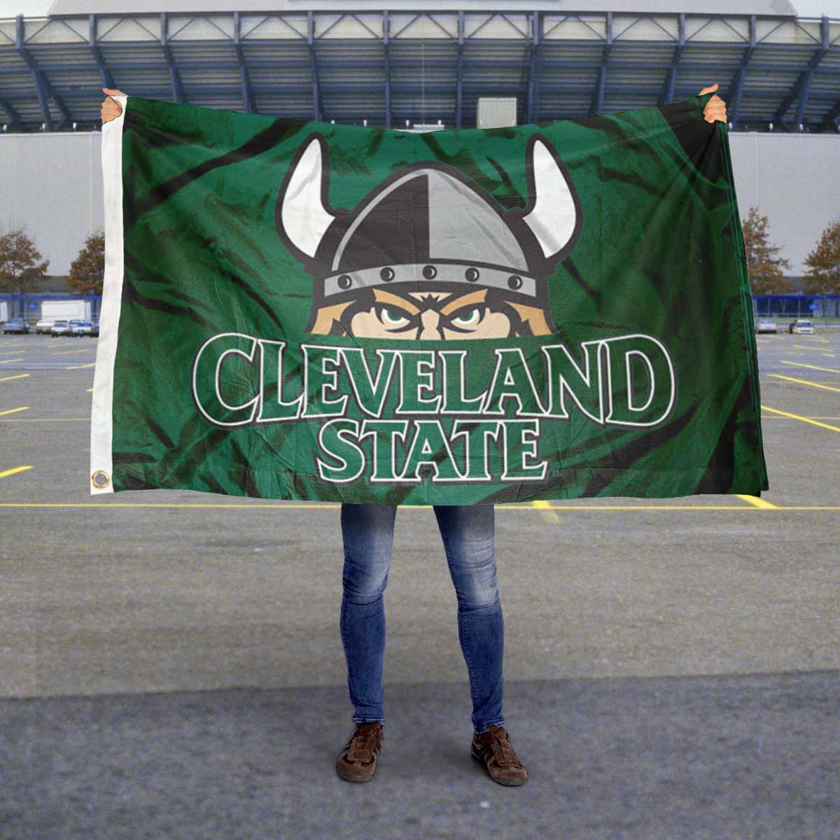 Cleveland State Vikings Flag - State Street Products