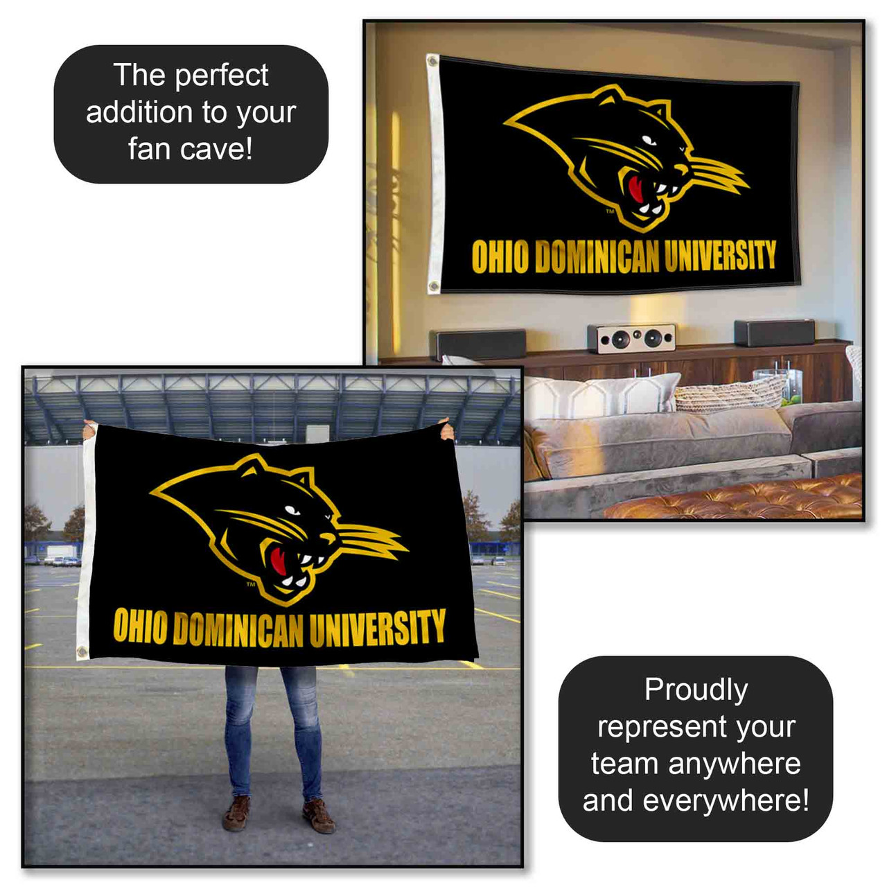 ODU Panthers Logo Flag - State Street Products