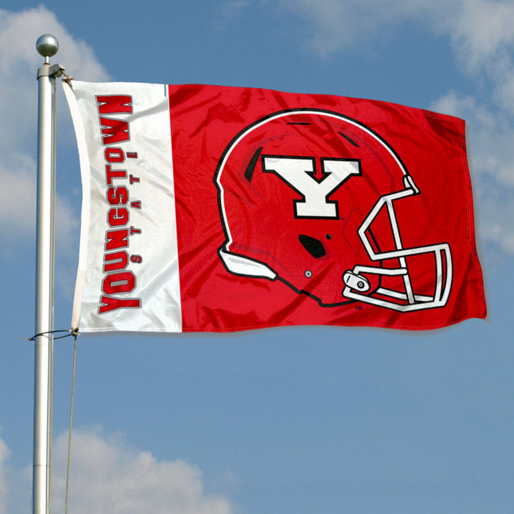 Youngstown State Penguins Football Helmet Flag - State Street Products