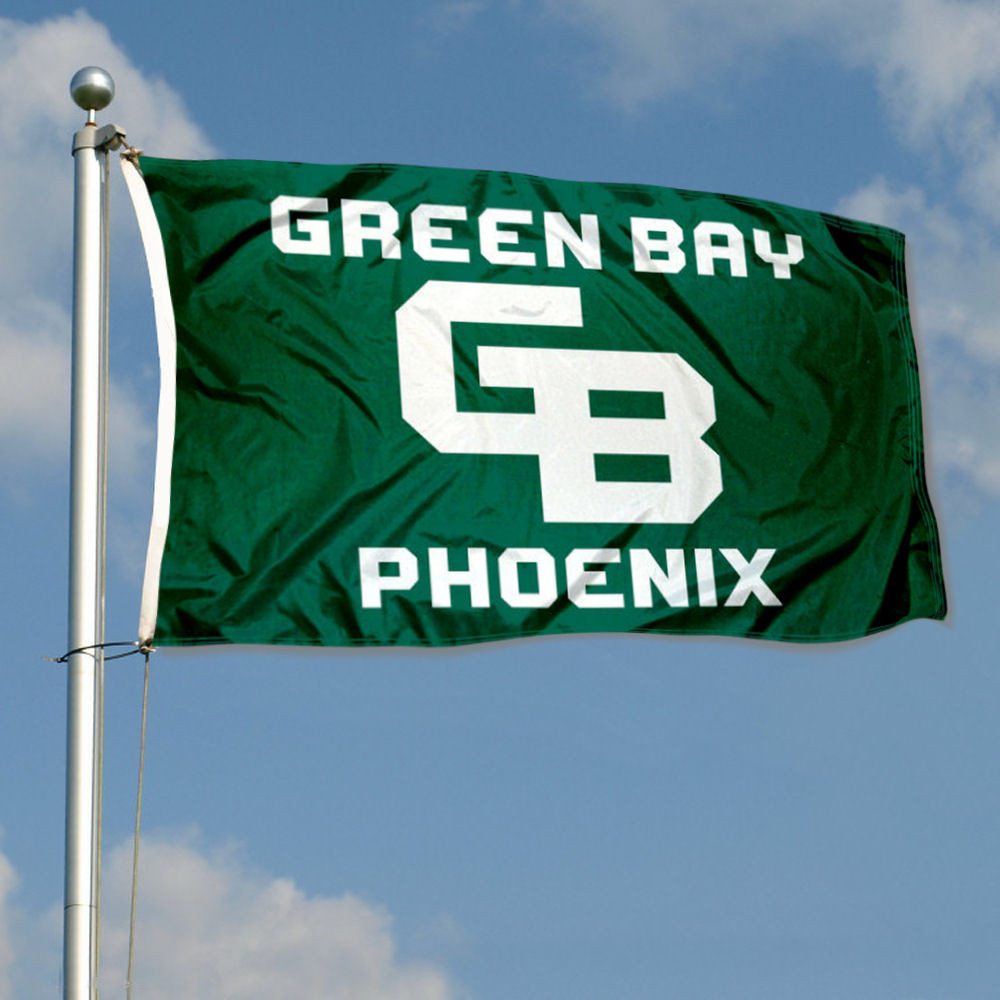 Wisconsin Green Bay Phoenix GB Logo Flag - State Street Products