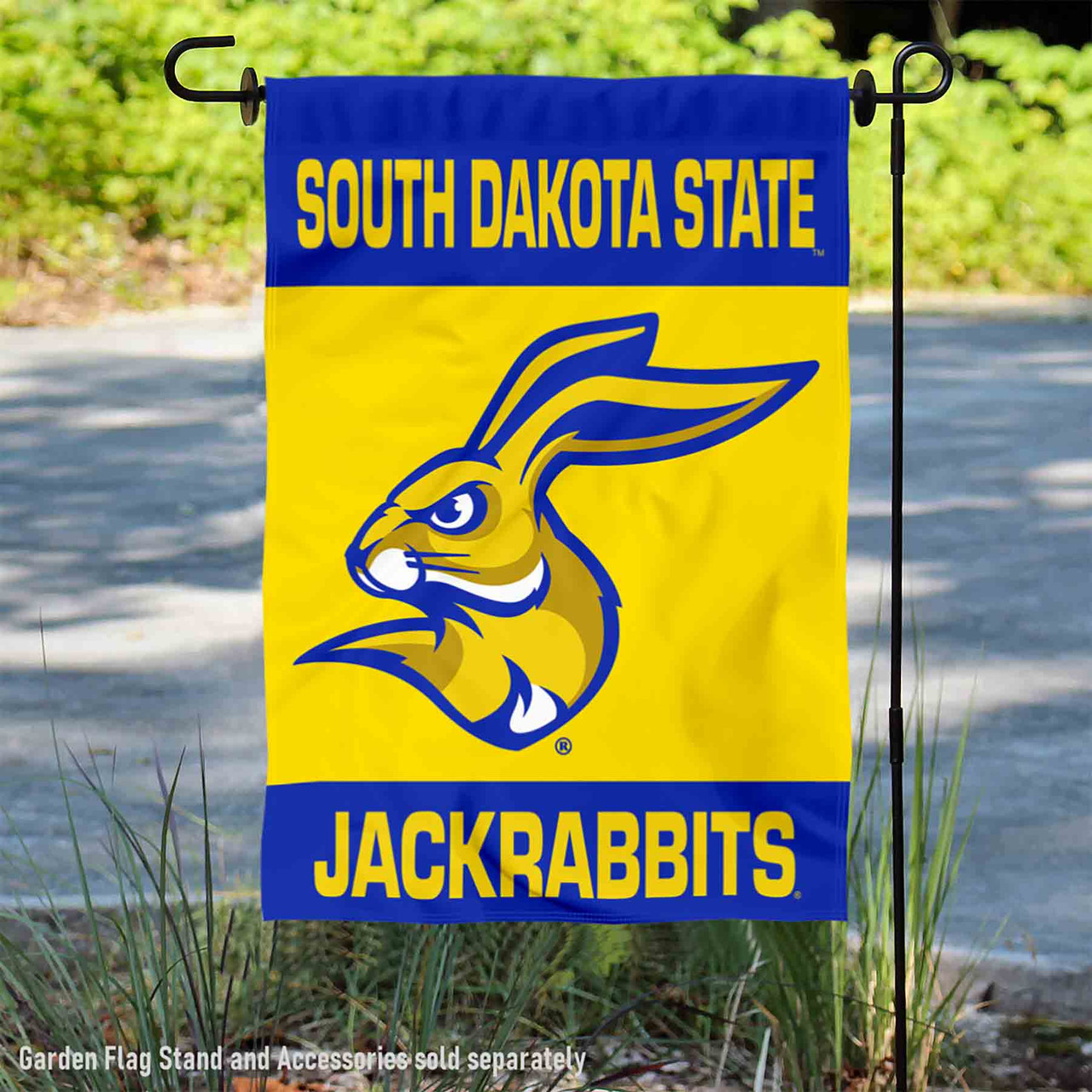 South Dakota State Jackrabbits Wordmark Garden Flag - State Street Products