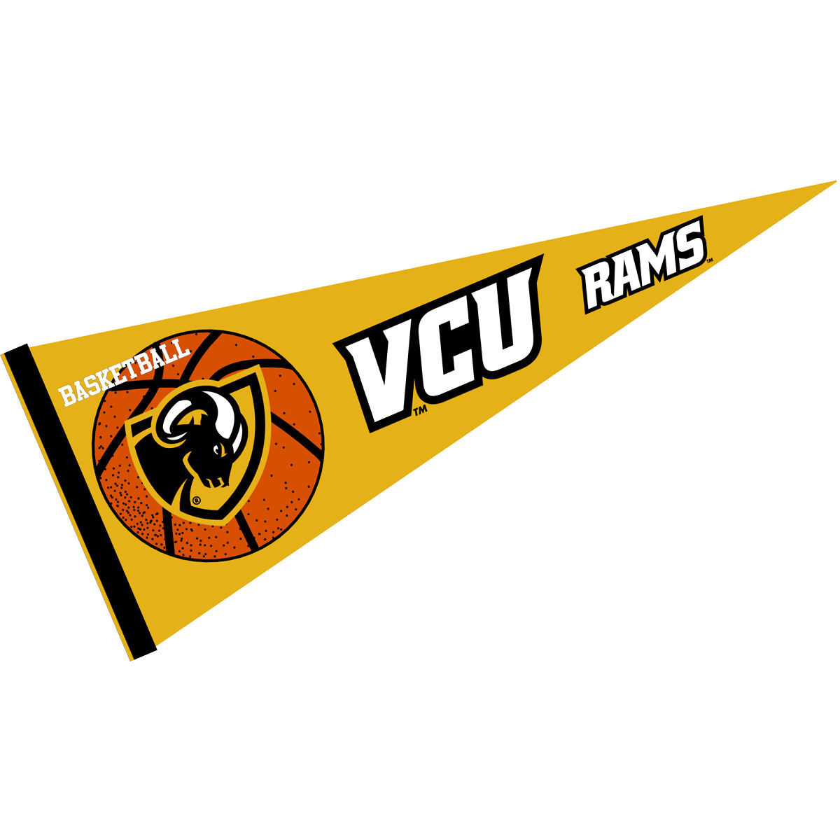 Virginia Commonwealth Rams Basketball Pennant - State Street Products