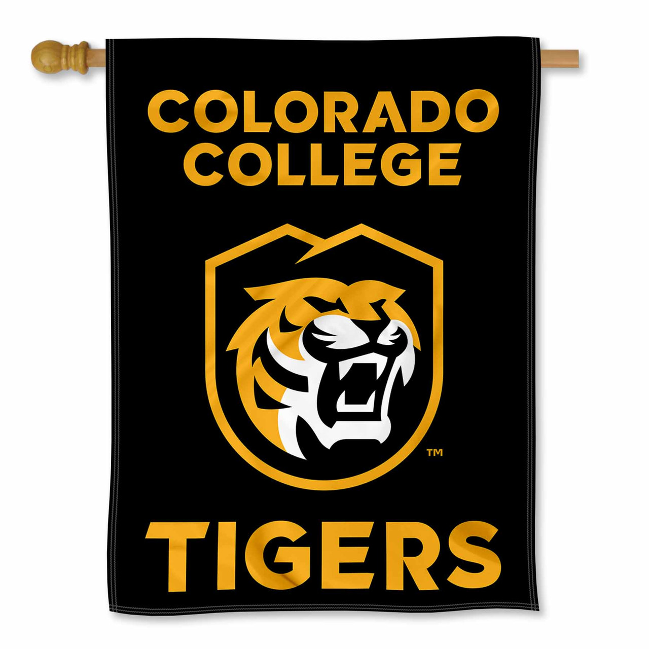 Colorado College Tigers Logo Double Sided House Flag - State Street ...