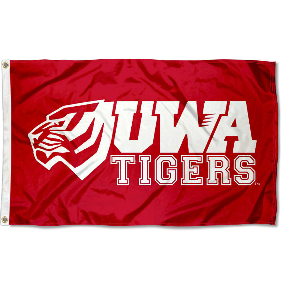West Alabama Tigers UWA Logo Flag - State Street Products