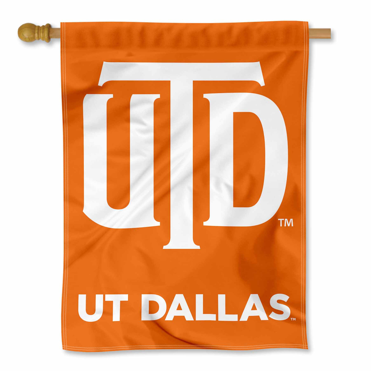 UT Dallas Comets Logo Double Sided House Flag - State Street Products