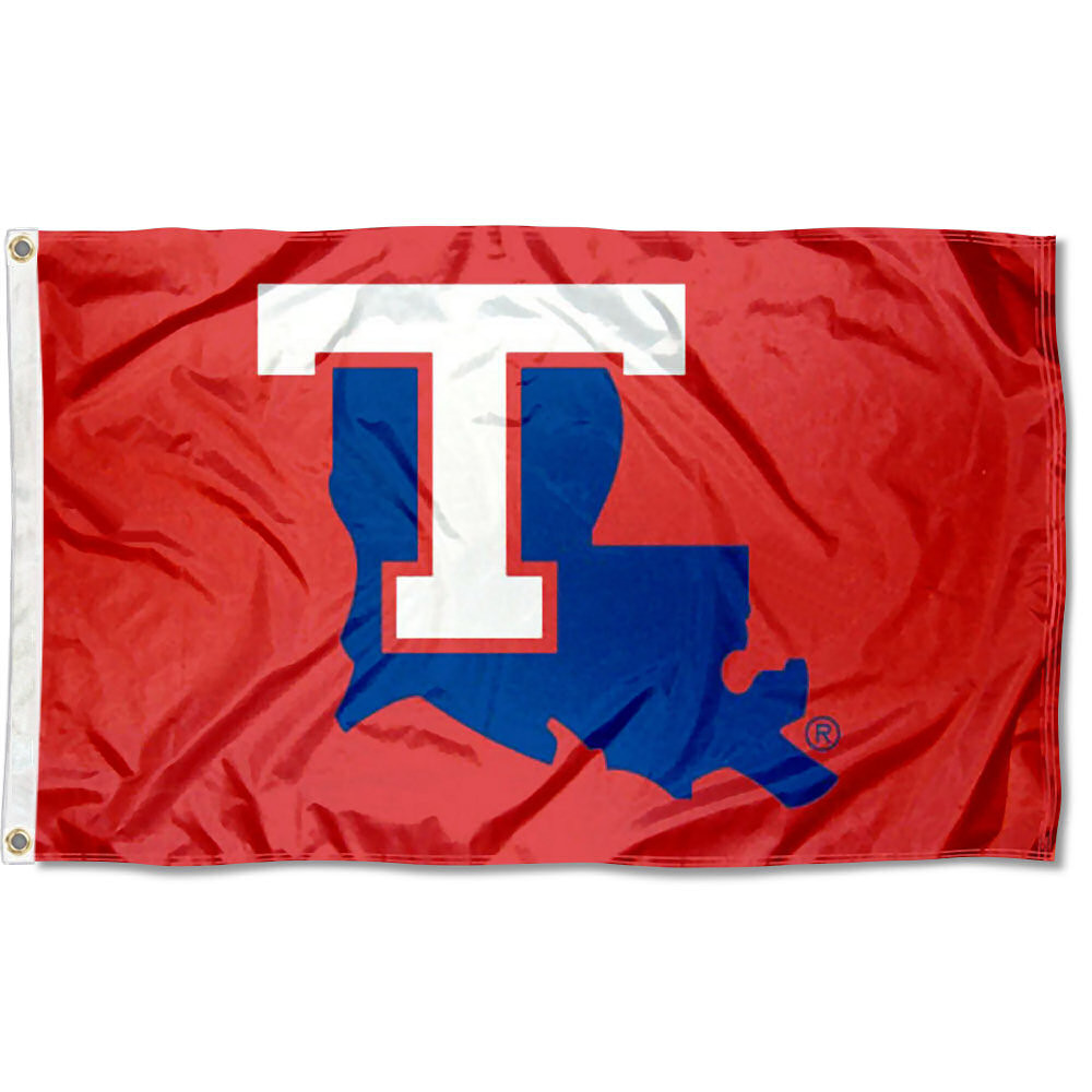 La Tech Bulldogs Red Logo Flag - State Street Products