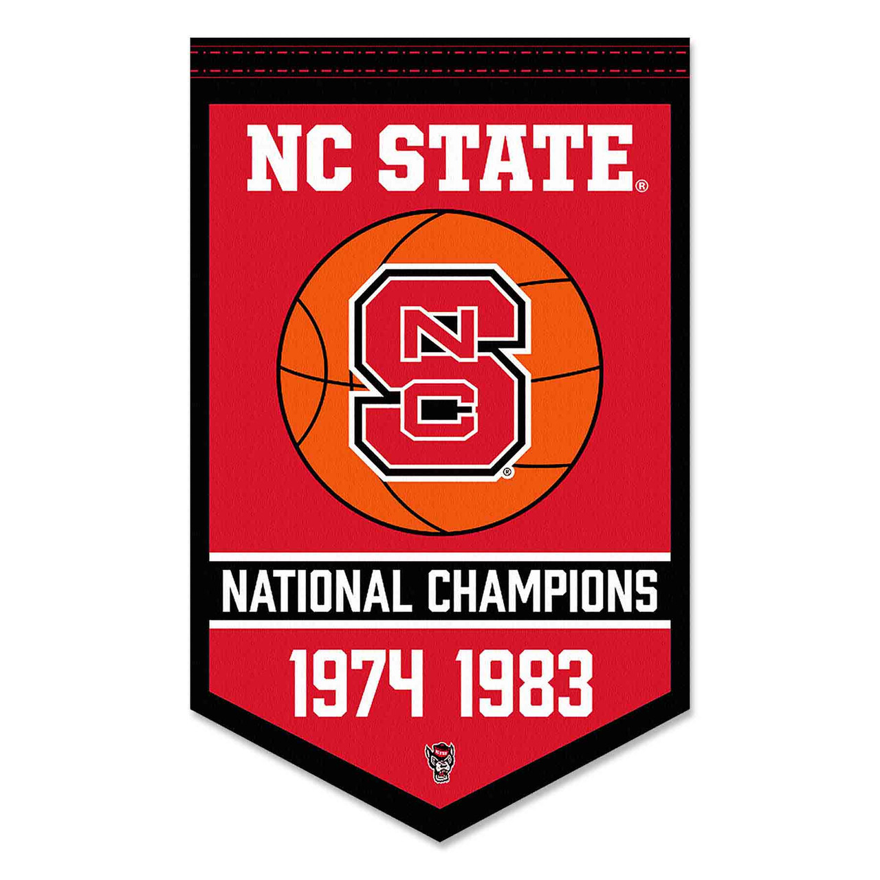 North Carolina State Wolfpack Basketball National Champions Banner ...