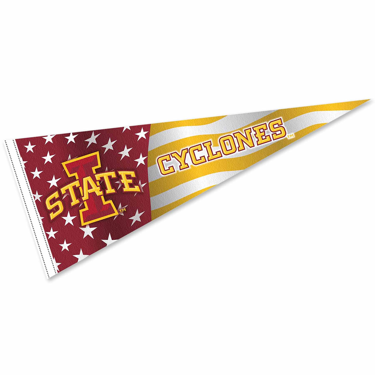 Iowa State Cyclones Nation USA Stars and Stripes Pennant - State Street ...