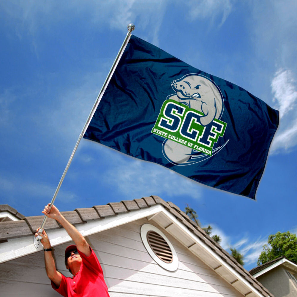 State College of Florida SCF Manatees 3x5 Foot Outdoor Flag - State ...