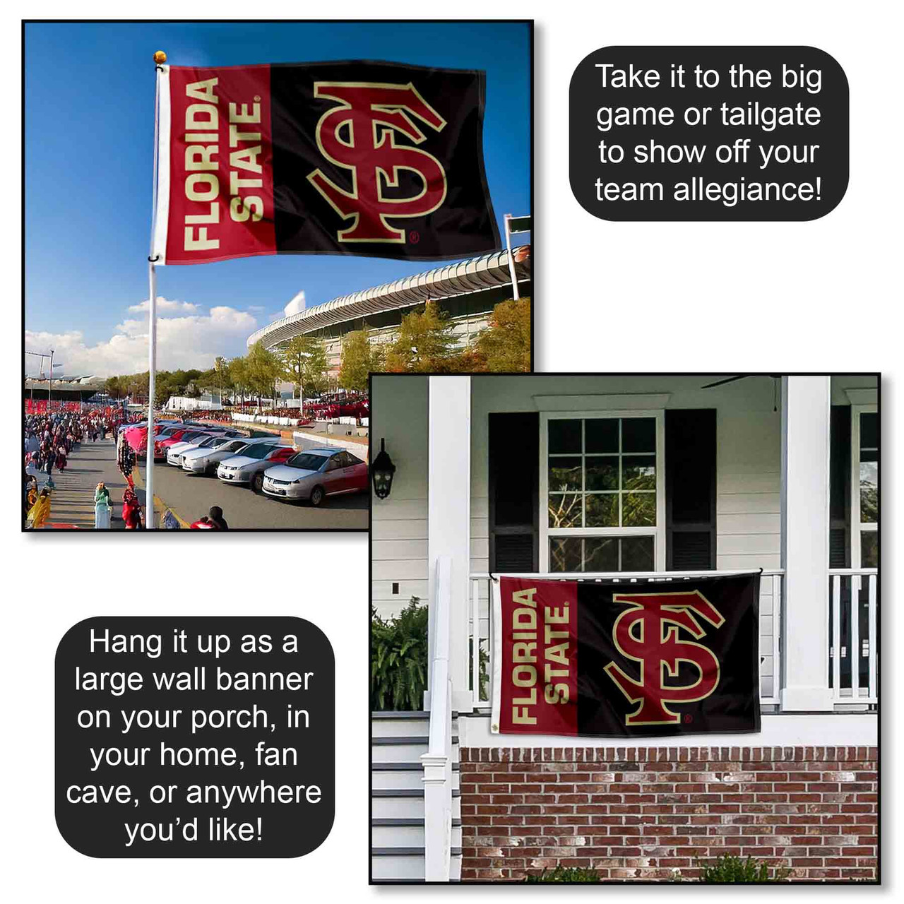 Florida State University FSU Flag - State Street Products