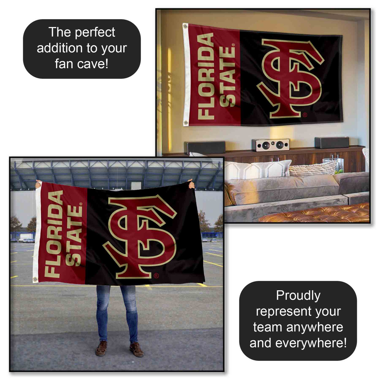 Florida State University FSU Flag - State Street Products
