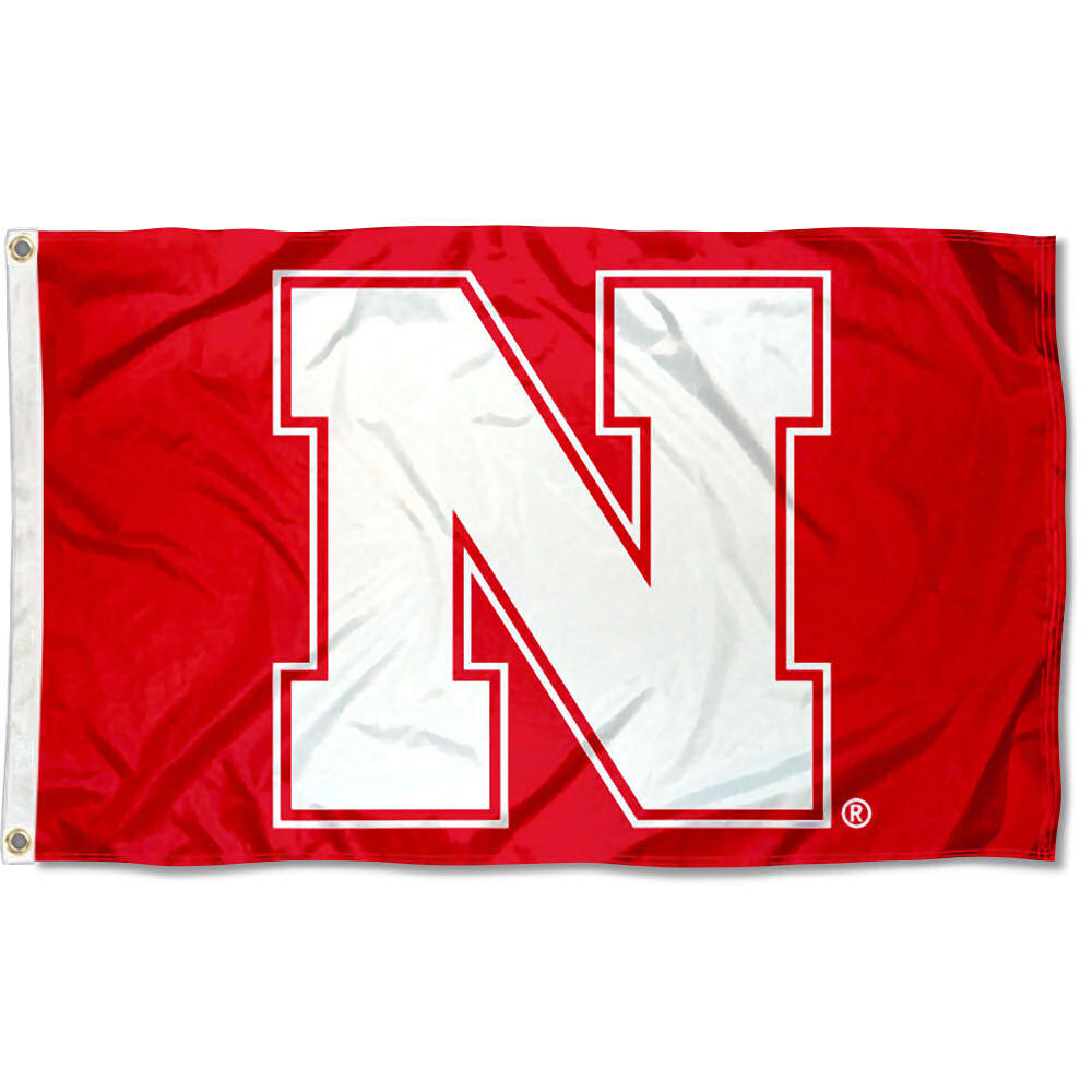 Nebraska Cornhuskers N Logo Flag - State Street Products
