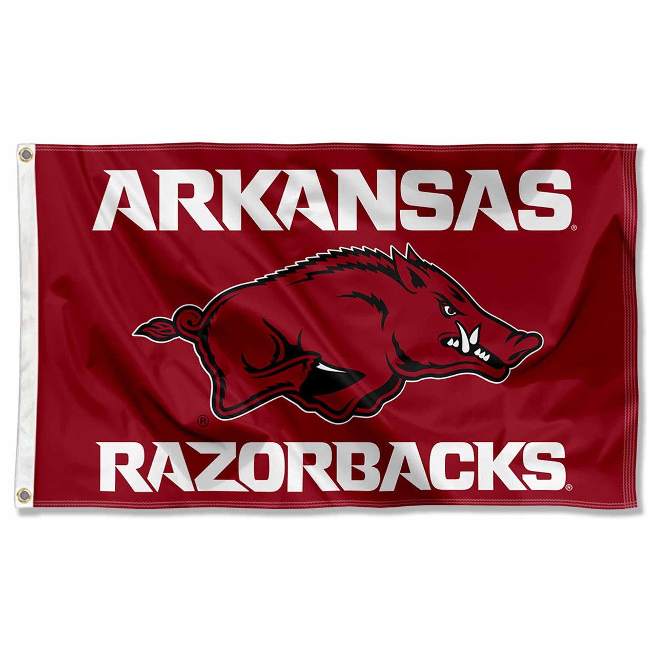 Arkansas Razorbacks New Logo Flag - State Street Products