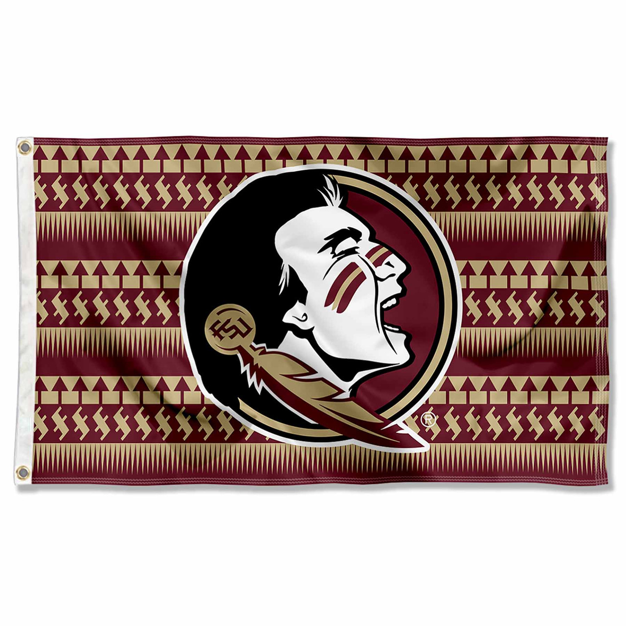 FSU Seminoles Chevron Logo Flag - State Street Products