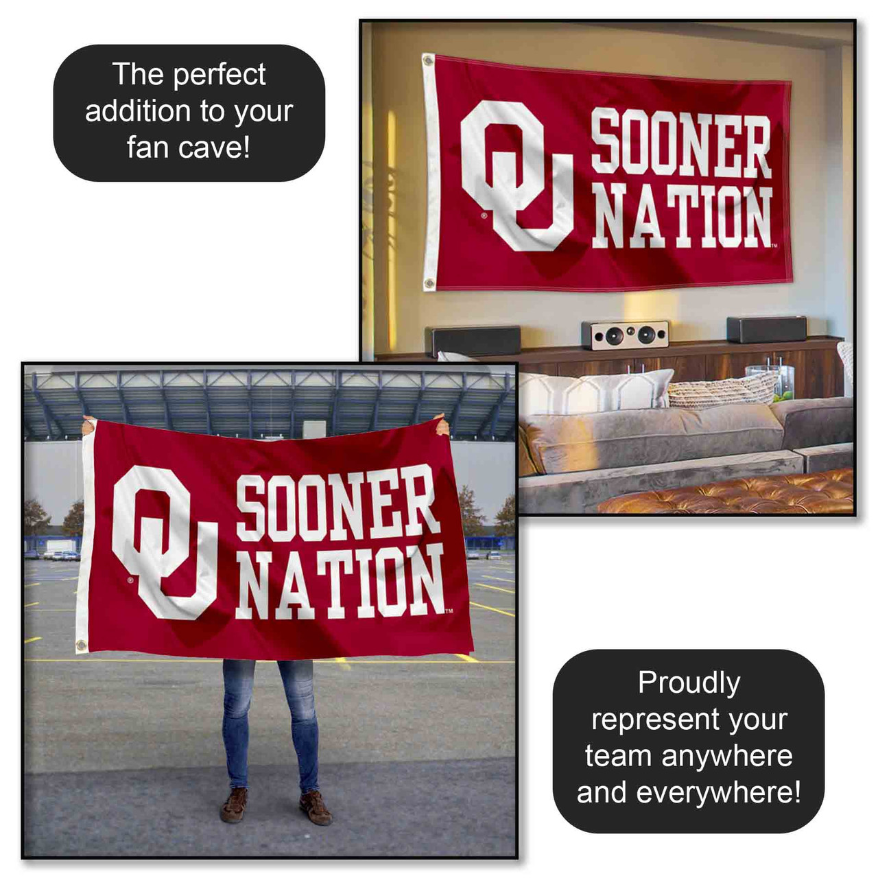 Sooner Nation Flag - State Street Products
