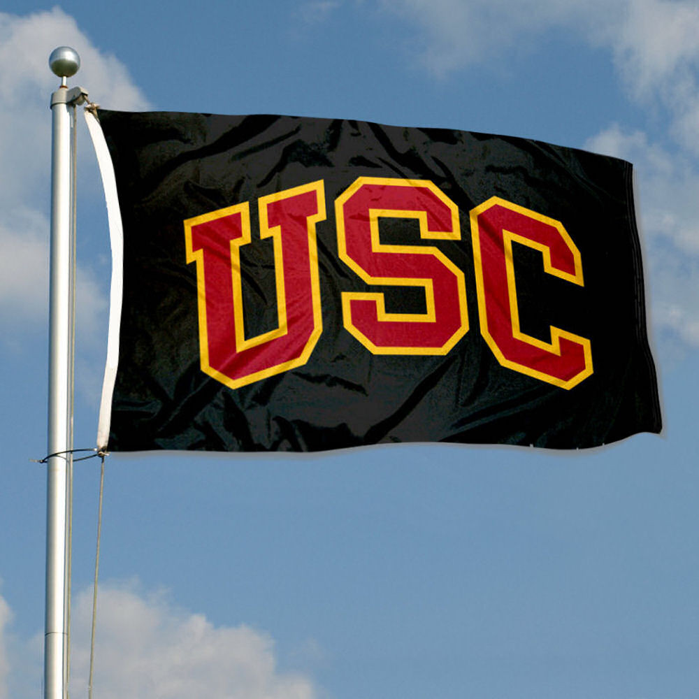 USC Trojans Black Flag - State Street Products