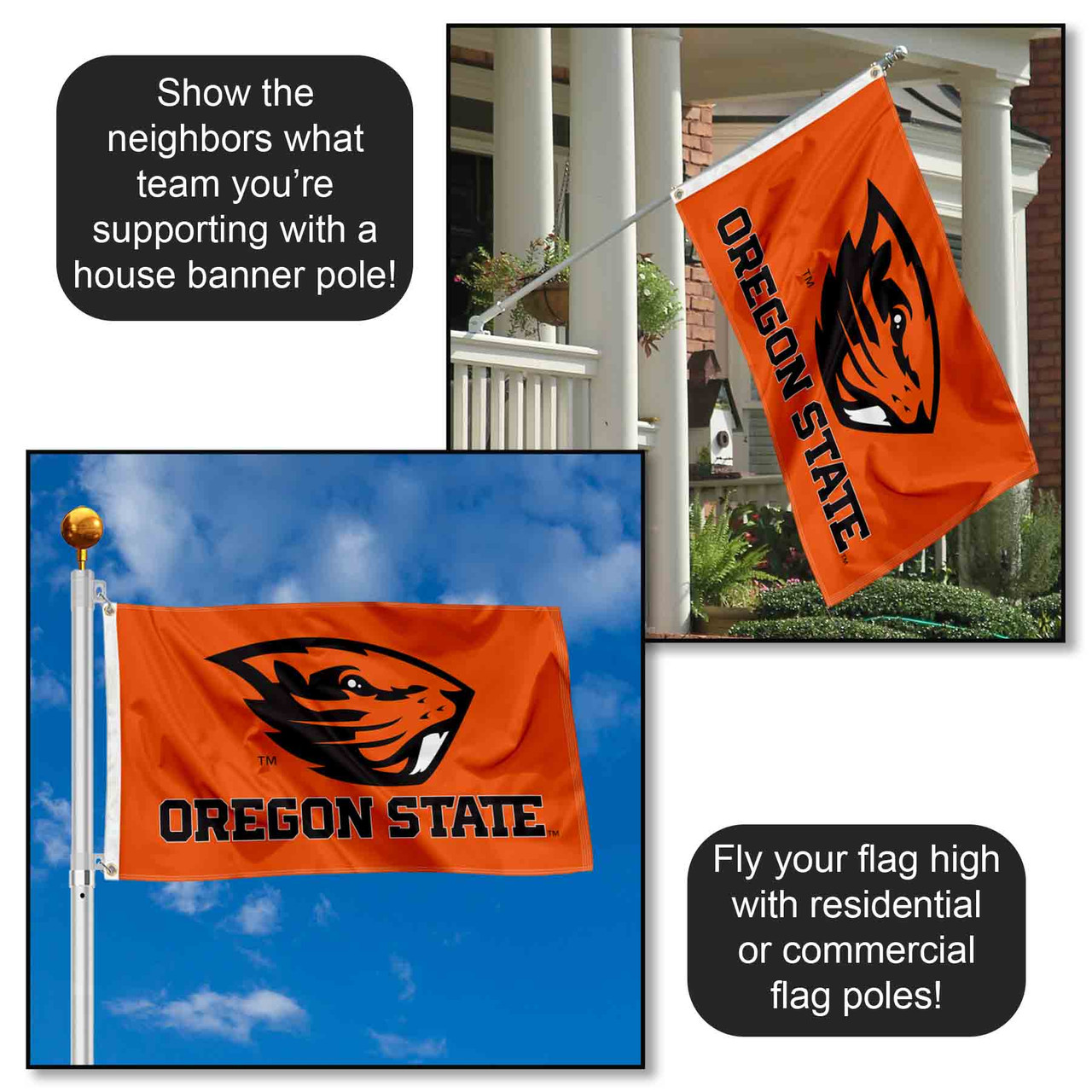 Oregon State University Beavers Flag - State Street Products