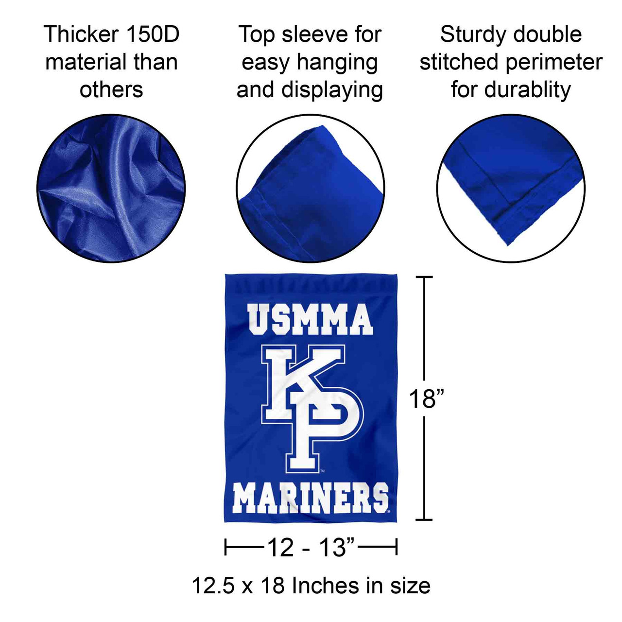 USMMA Mariners King Point Garden Flag - State Street Products