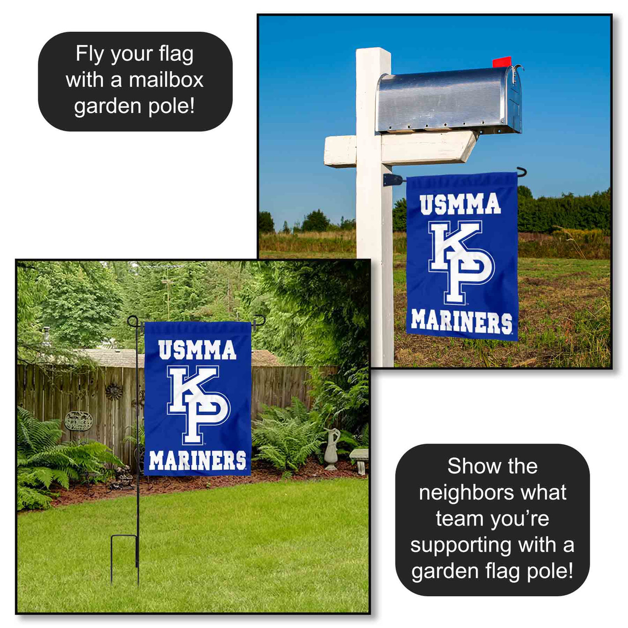 USMMA Mariners King Point Garden Flag - State Street Products