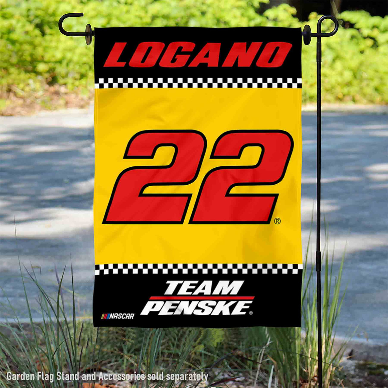 Joey Logano NASCAR Driver Double Sided Garden Flag - State Street Products