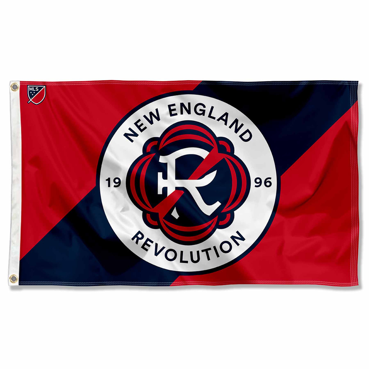 New England Revolution Jersey Pattern Flag - State Street Products