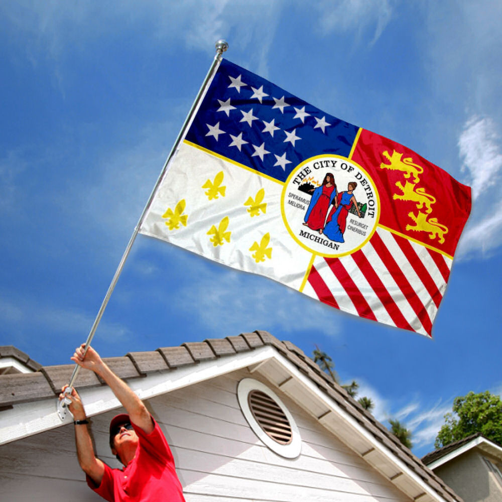 City of Detroit Flag - State Street Products